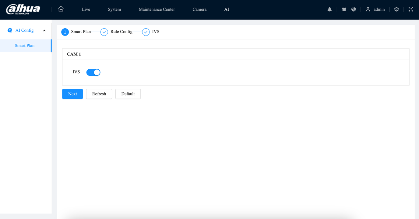 Dahua - TiOC S4 - GUI V5 Configuration Guide