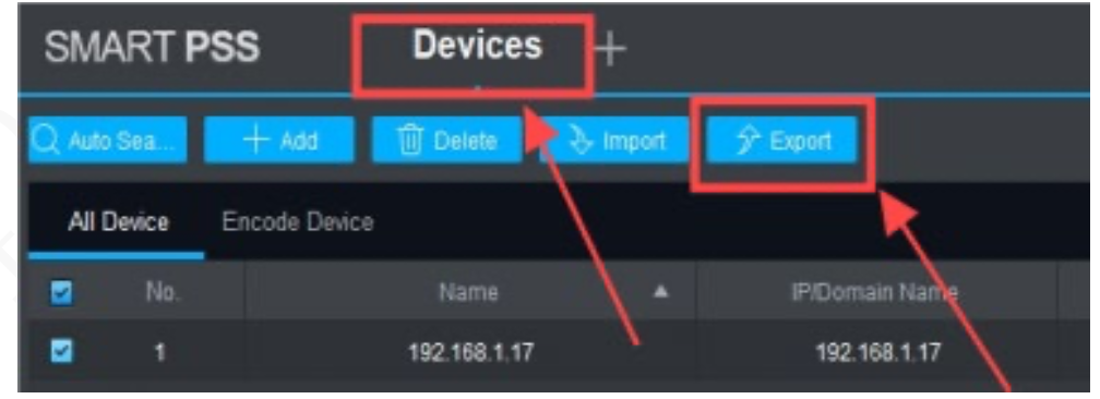 Dahua - SmartPSS 2.0 - Devices Offline