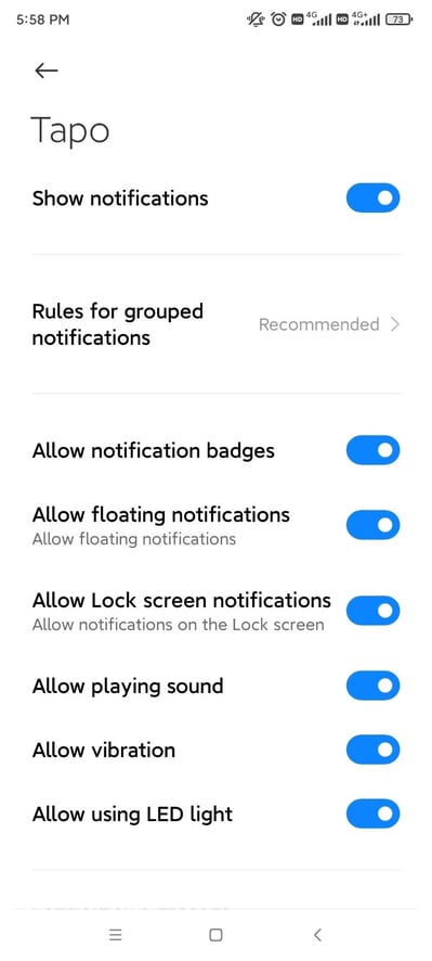 TP Link - Tapo - Why can’t I receive notifications after turning on ...